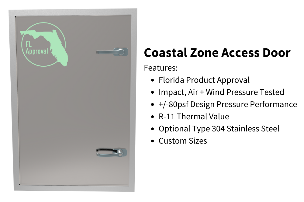 Benefits of Hurricane-Tested Exterior Access Doors | Nystrom
